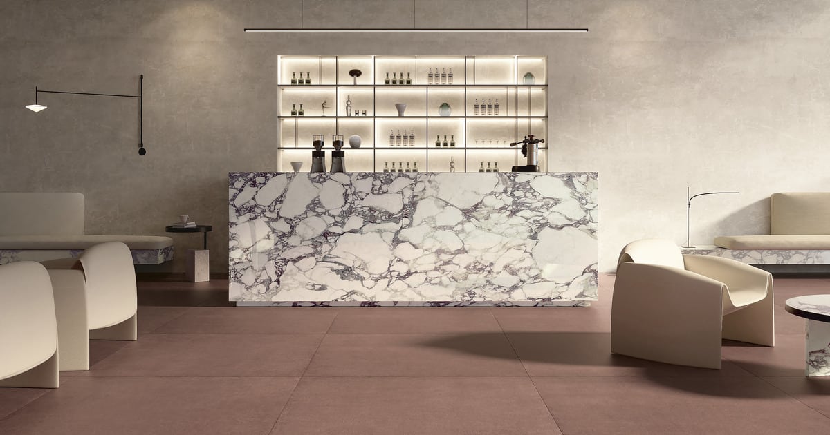 Marsala red Ultra 270x120, große Platten harz / zement-effekt